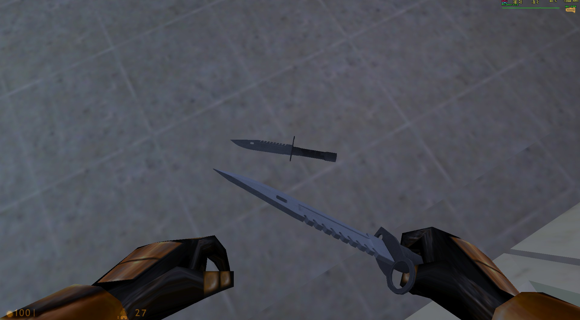 M9 bayonet Mod for Half-Life | HL Mods