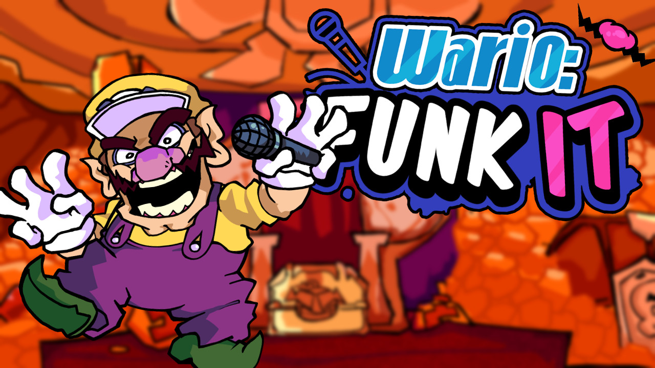 Vs Wario: Funk It! - One shot mod Mod for Friday Night Funkin' | FNF Mods