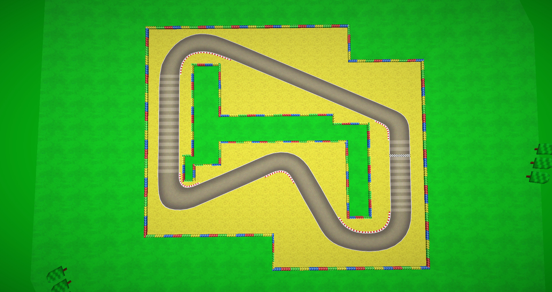 SNES Mario Circuit 1 Mod for SuperTuxKart | STK Mods