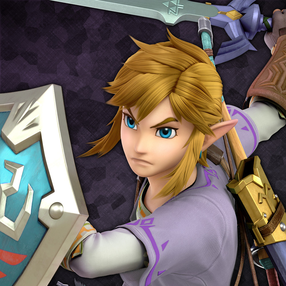Lavender/Violet Link Mod for Super Smash Bros. Ultimate | SSBU Mods