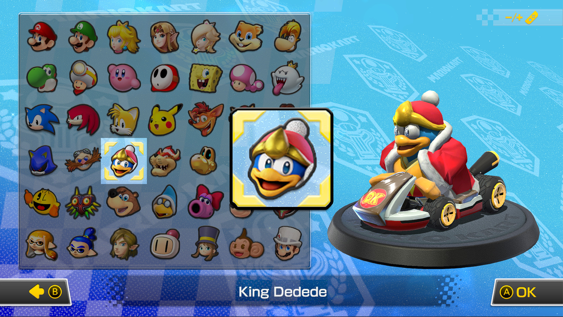 King Dedede UI (MK8D Style) Mod for Mario Kart 8 Deluxe | MK8D Mods
