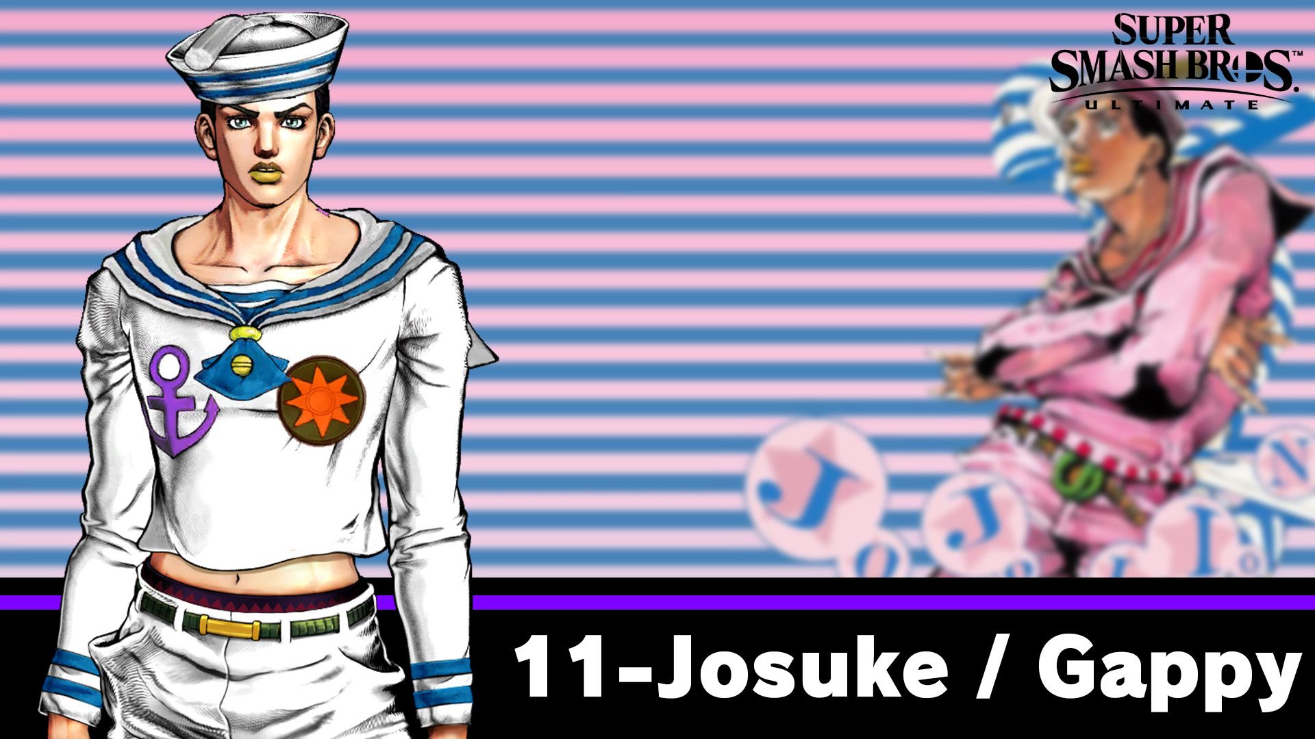 Josuke/Gappy over Captain Falcon Mod for Super Smash Bros. Ultimate | SSBU Mods