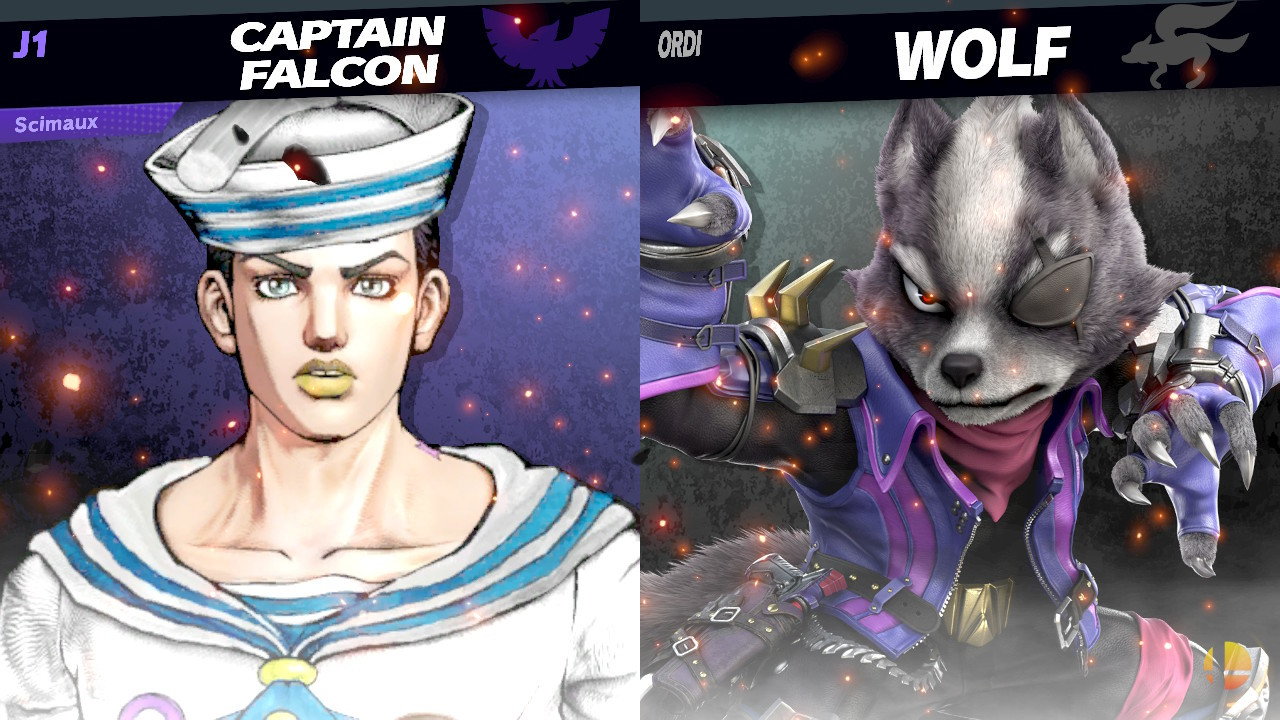 Josuke/Gappy over Captain Falcon Mod for Super Smash Bros. Ultimate ...