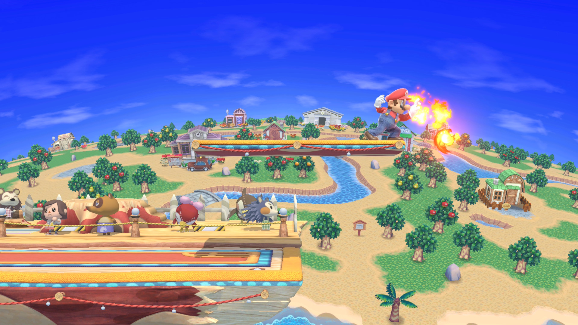 Smashville Half Platform Mod for Super Smash Bros. Ultimate | SSBU Mods