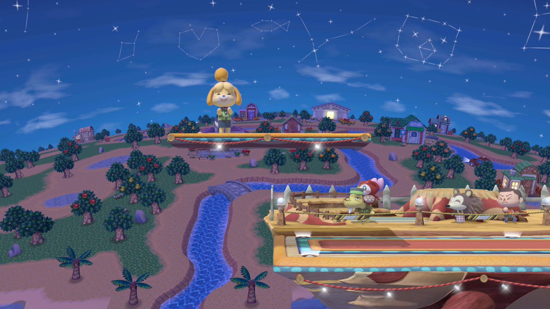 Smashville Half Platform Mod for Super Smash Bros. Ultimate | SSBU Mods