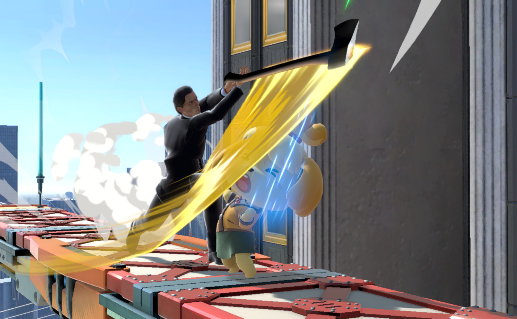 Patrick Bateman over Ike Mod for Super Smash Bros. Ultimate | SSBU Mods