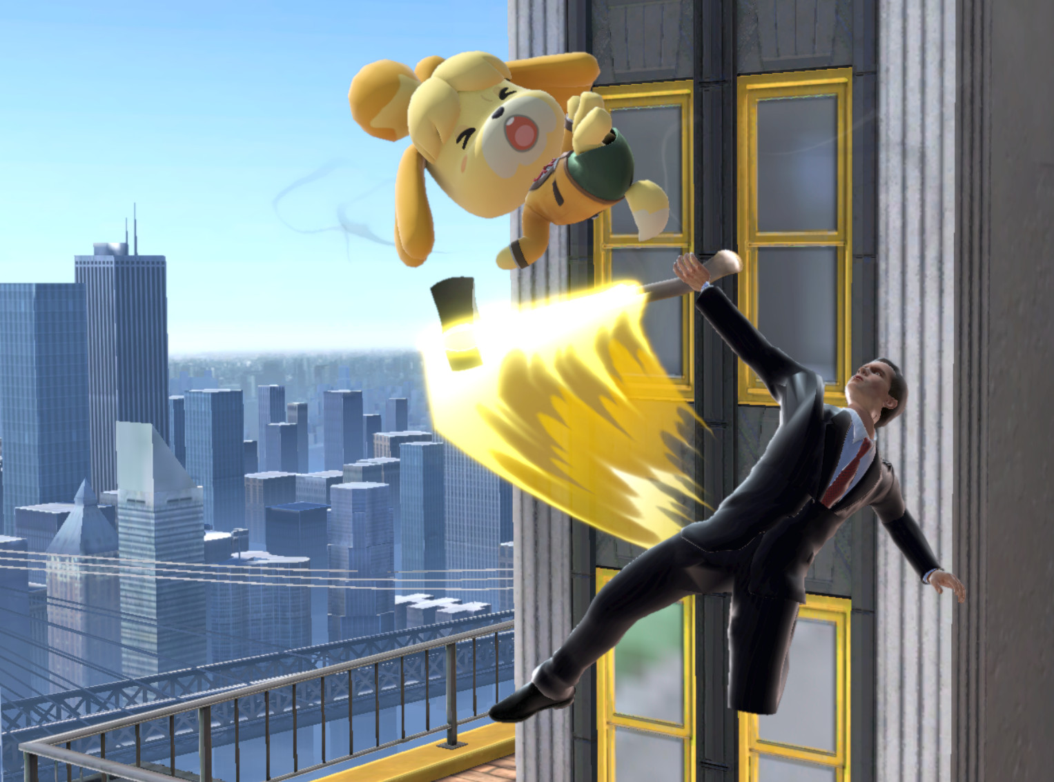 Patrick Bateman over Ike Mod for Super Smash Bros. Ultimate | SSBU Mods