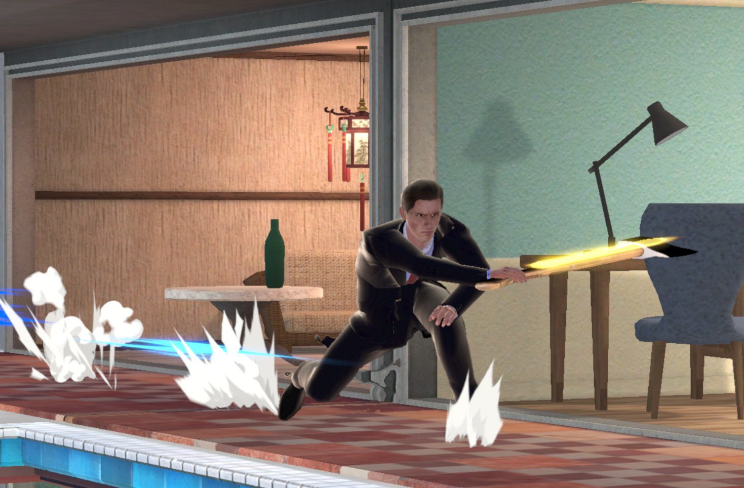 Patrick Bateman over Ike Mod for Super Smash Bros. Ultimate | SSBU Mods