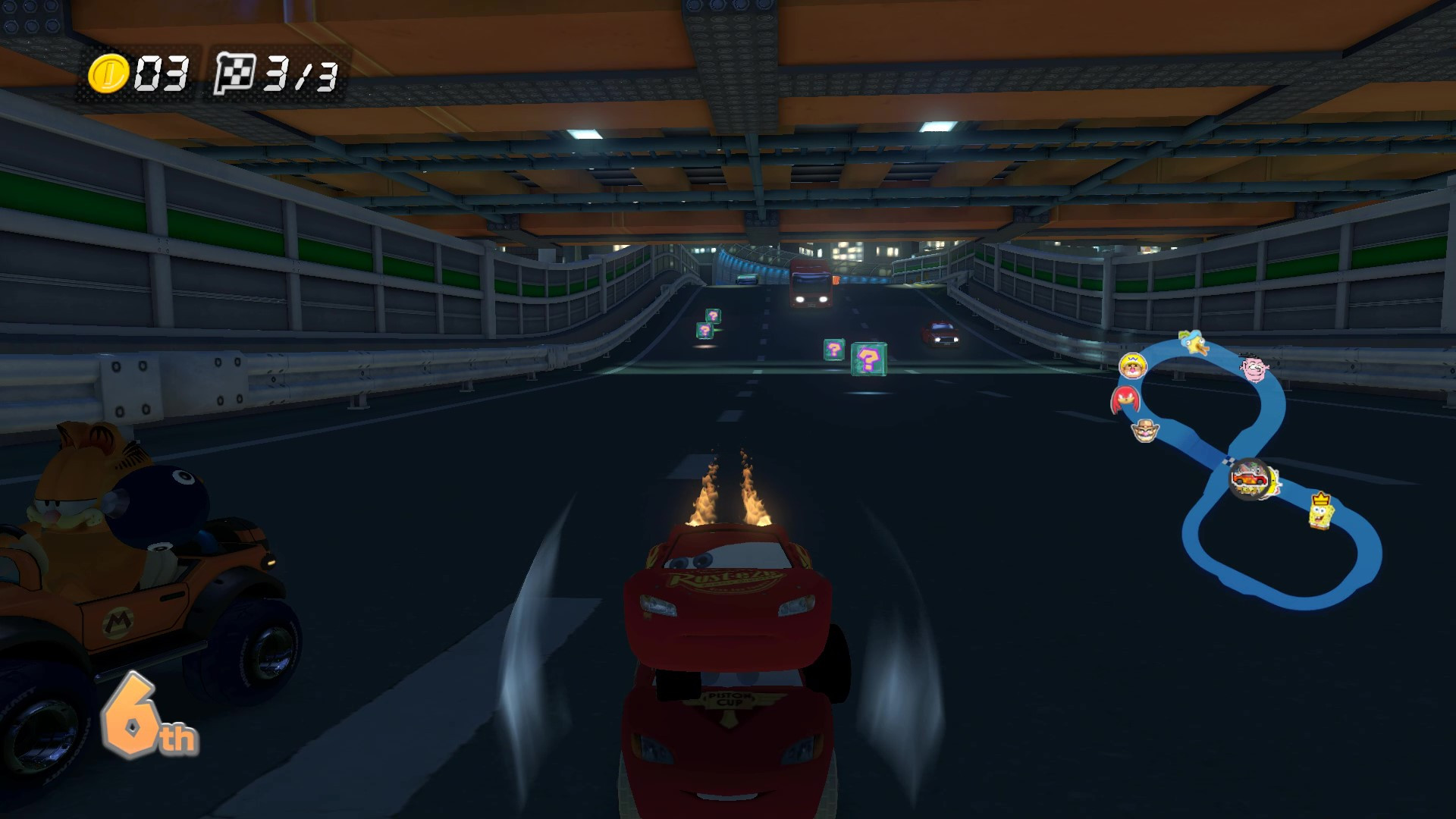 Lightning McQueen over Toadette (Kinopico) Mod for Mario Kart 8 | MK8 Mods