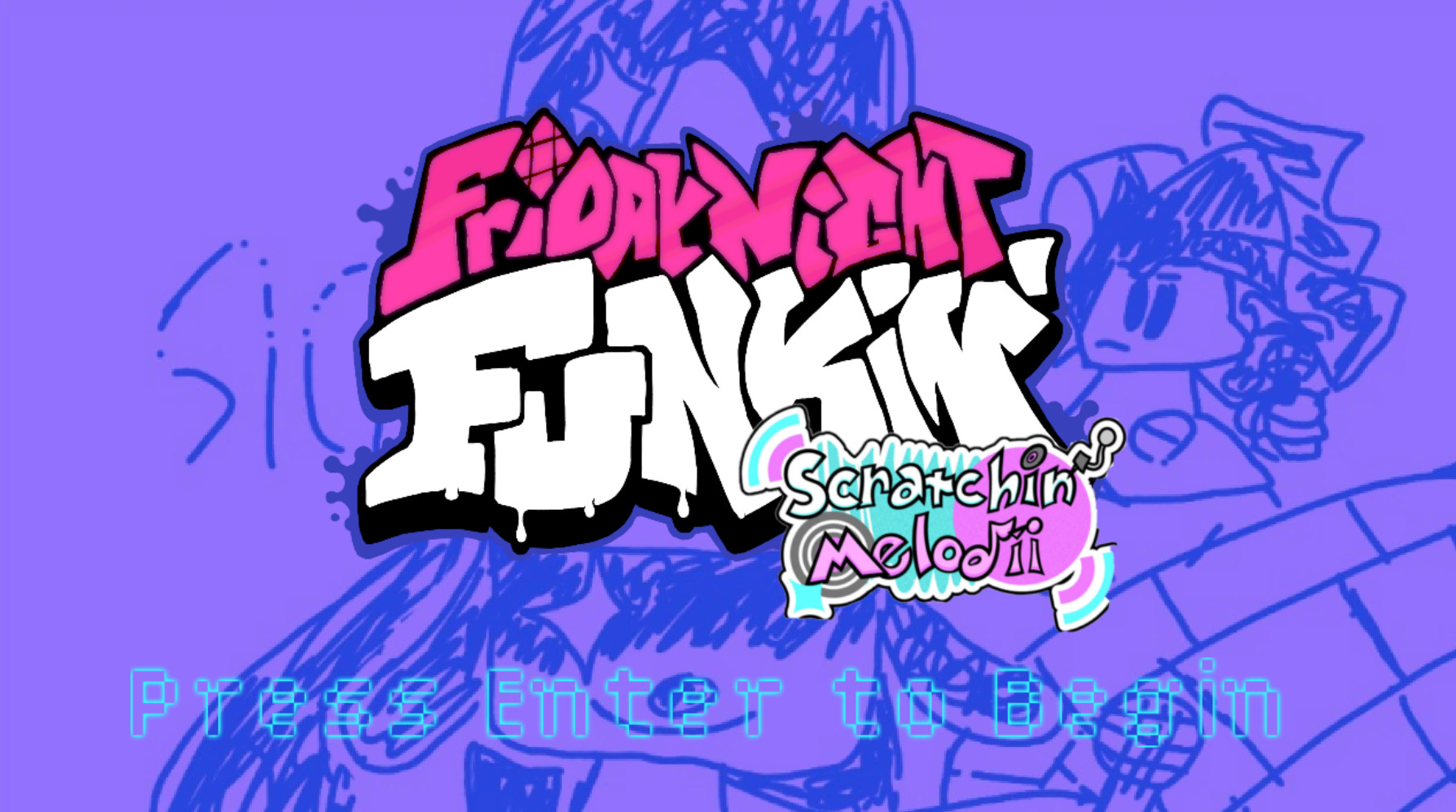 Friday Night Funkin But Scratchin Melodii Mod for Friday Night Funkin ...