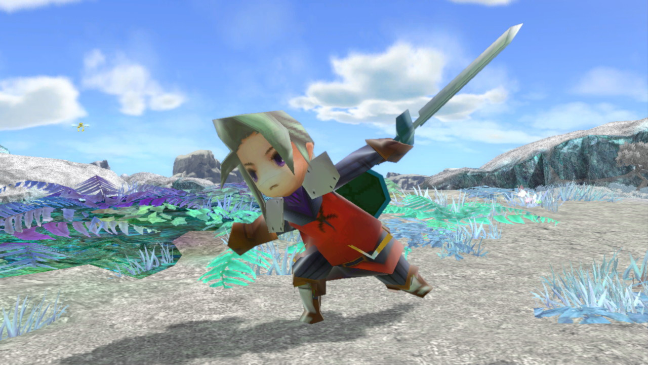 Luneth over Young Link [Super Smash Bros. Ultimate] [Mods]