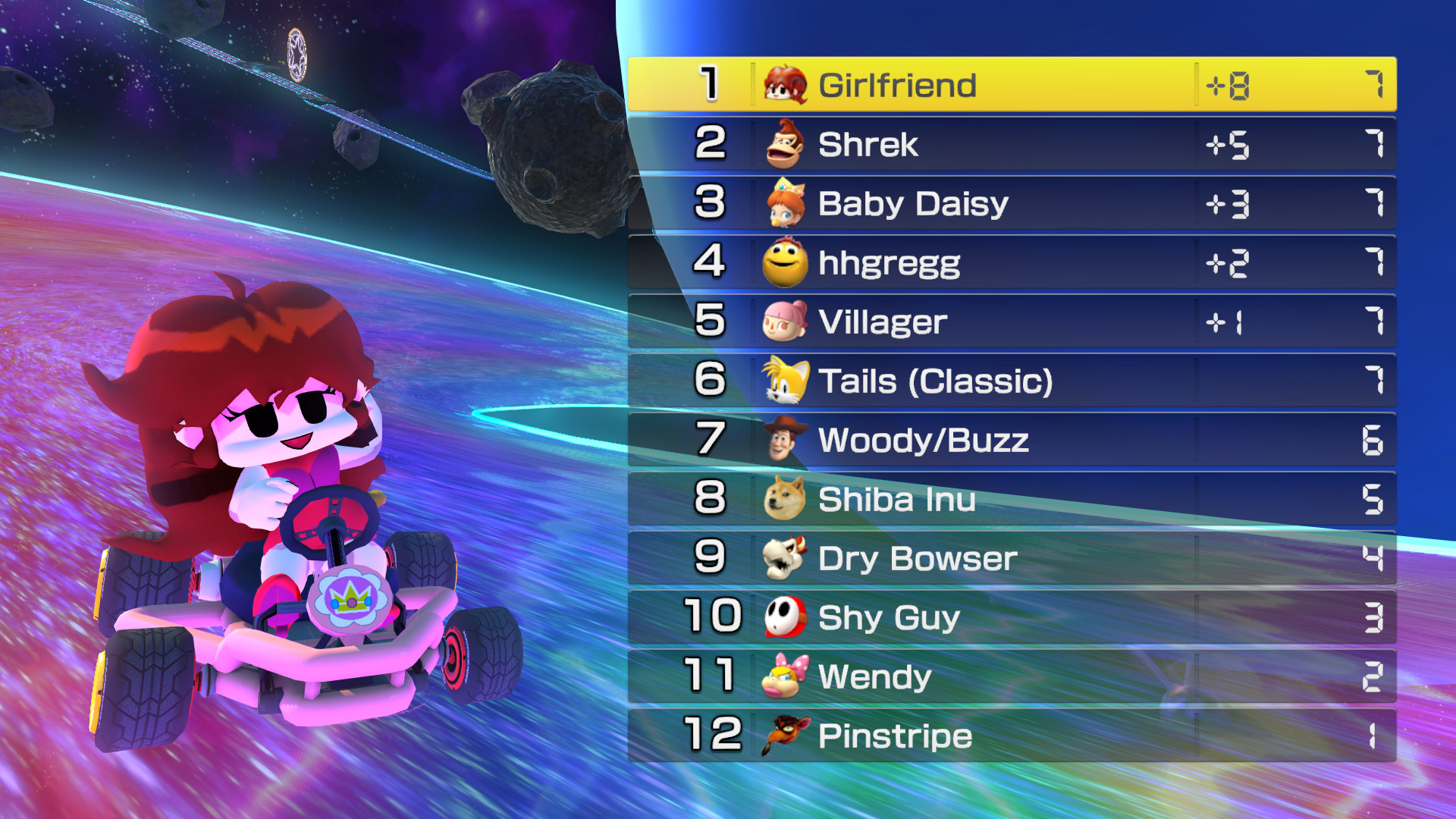 Friday Night Funkin' Crew Modpack Mod for Mario Kart 8 Deluxe | MK8D Mods