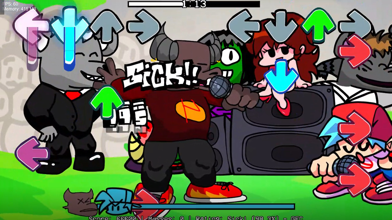 VS Bloo and the Celestial 7 [Friday Night Funkin'] [Mods]