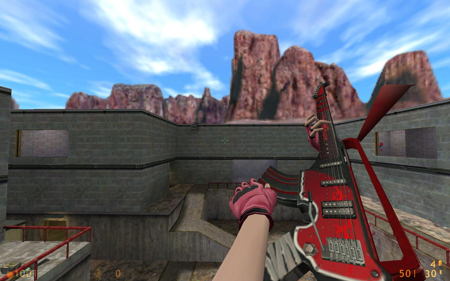 Guitar RIFLE (CSO with female arms) Mod for Half-Life | HL Mods