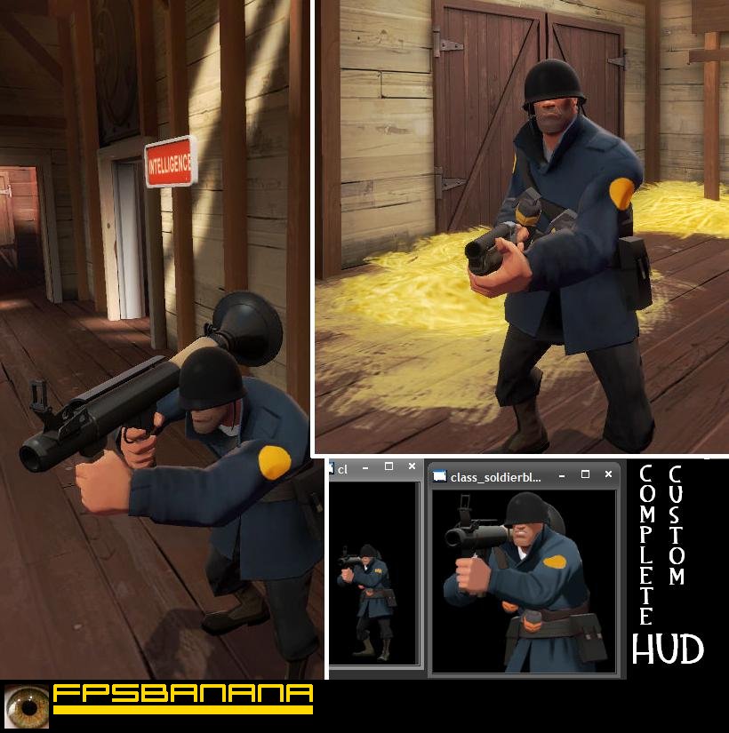 Beta Like: Blue Soldier v2 Mod for Team Fortress 2 | TF2 Mods