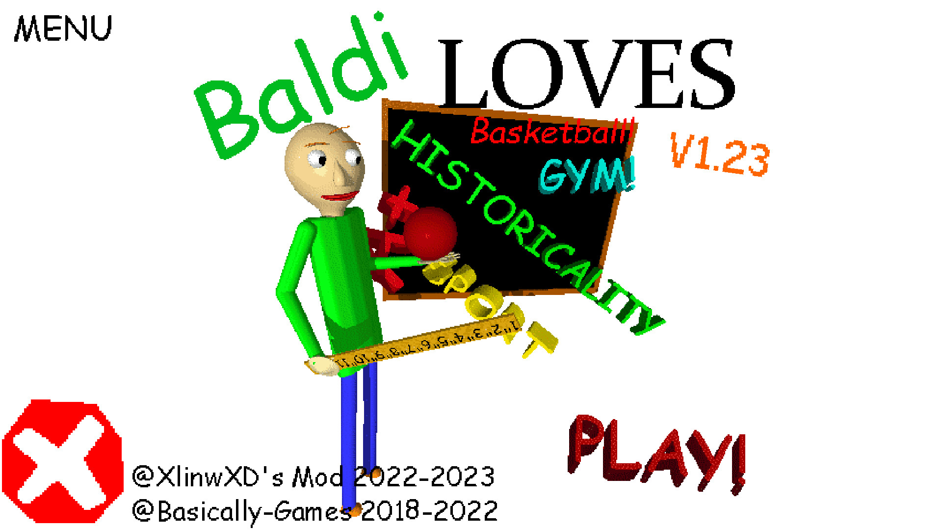 Baldi Loves Basketball V1.23 [Baldi's Basics] [Mods]
