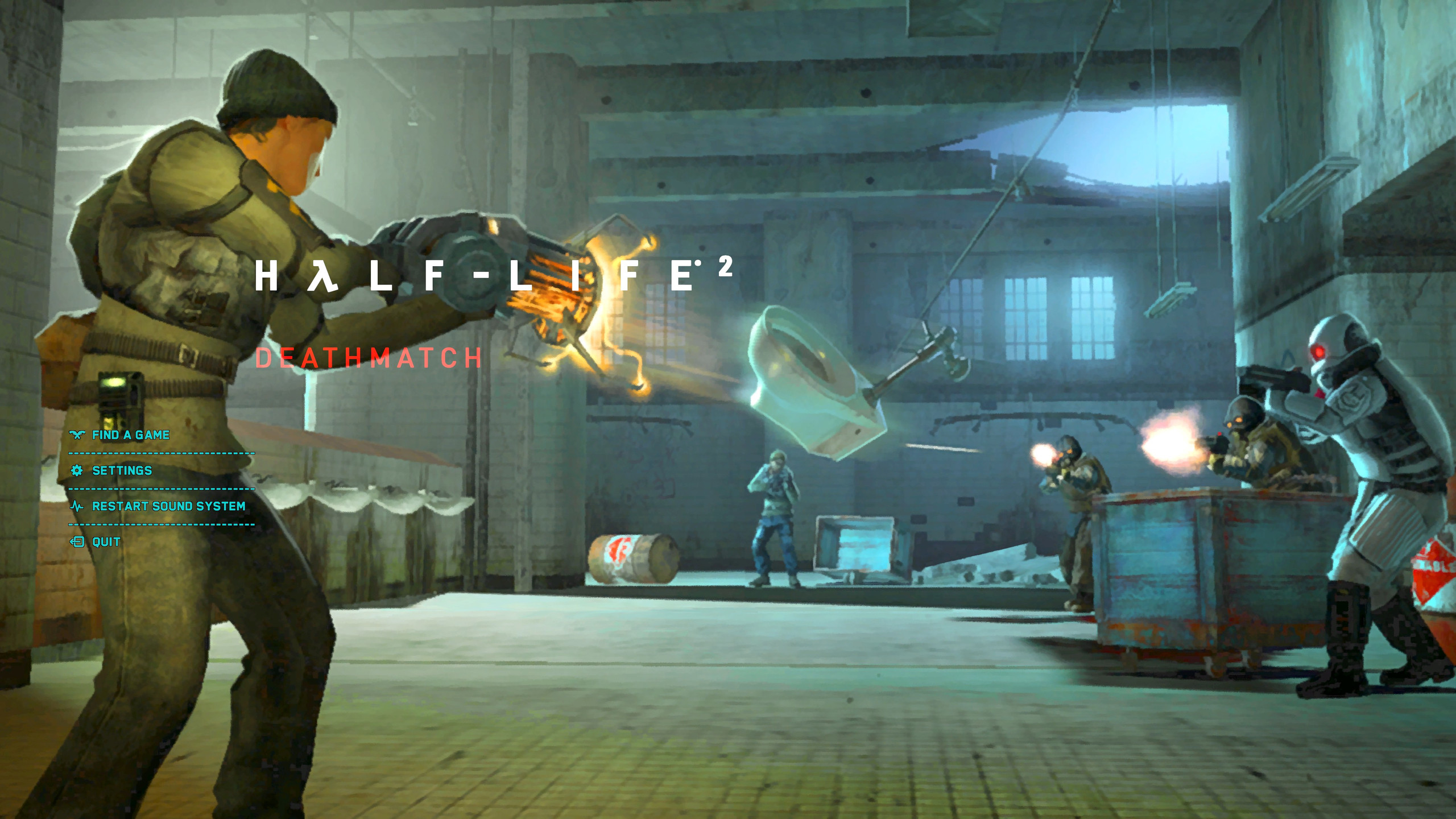 HL2DM HUD Enhancements for 4K and HD monitors [Half-Life 2: Deathmatch] [Mods]