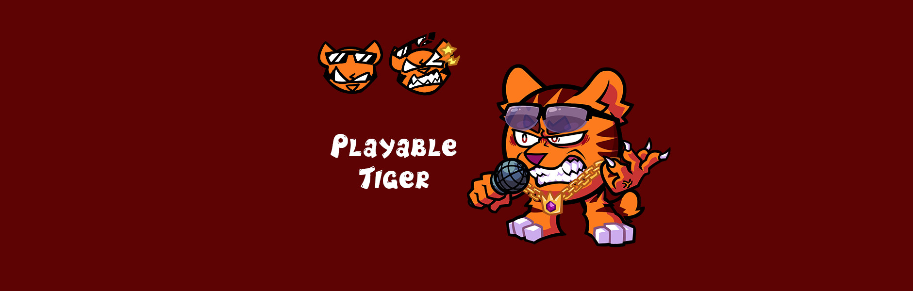 Playable Tiger Mod for Friday Night Funkin' | FNF Mods