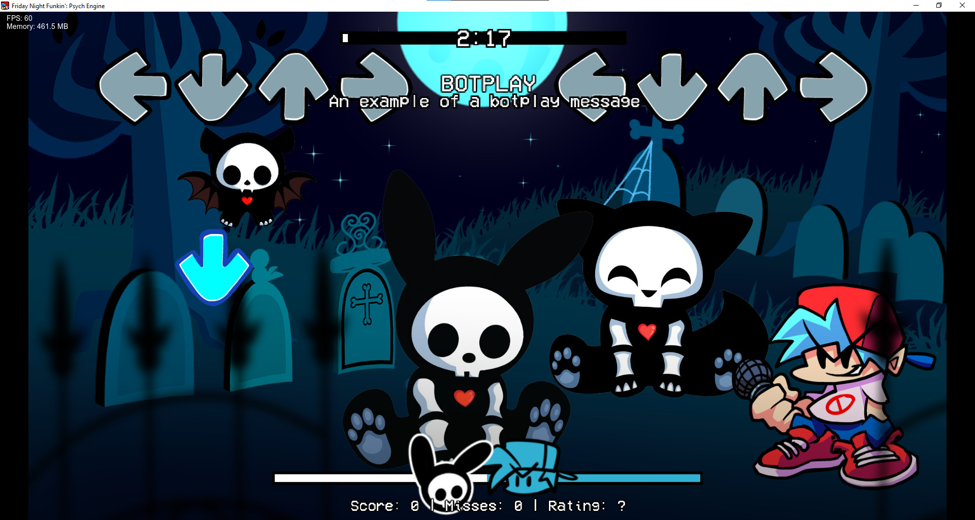 Botplay Message Script Mod for Friday Night Funkin' | FNF Mods