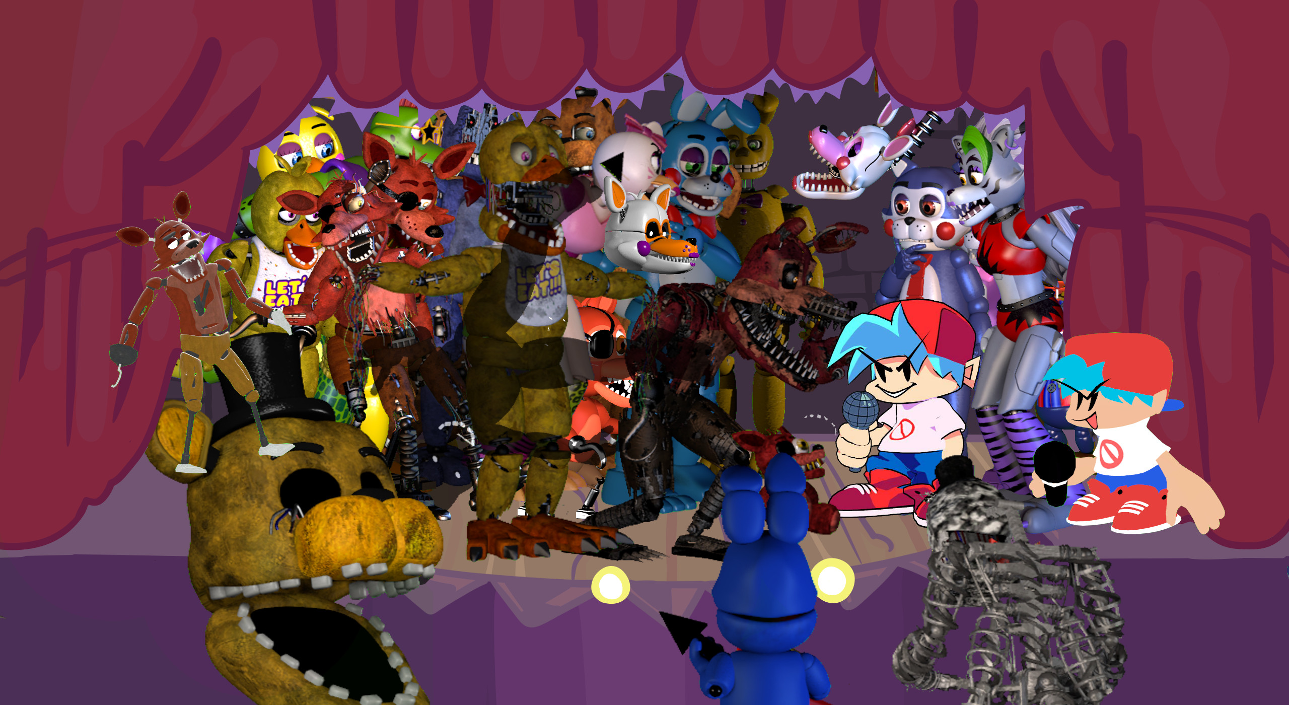 Foxy.EXE (Sonic.EXE Covers) Mod for Friday Night Funkin' | FNF Mods