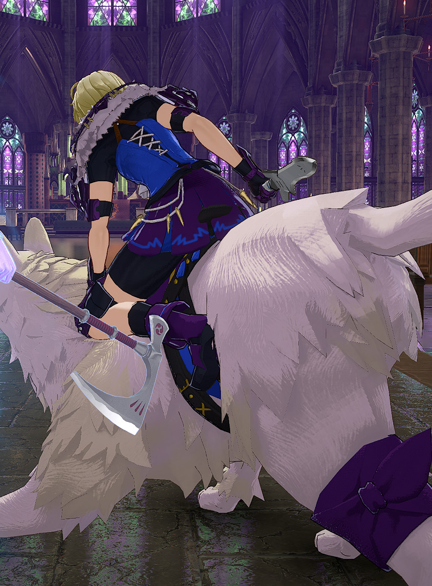 No Tail No Cape Wolf Rider Merrin Mod for Fire Emblem Engage | FEE Mods