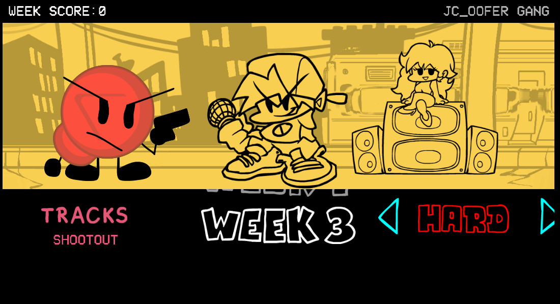 FNF-Shootout(Fanmade) Mod for Friday Night Funkin' | FNF Mods