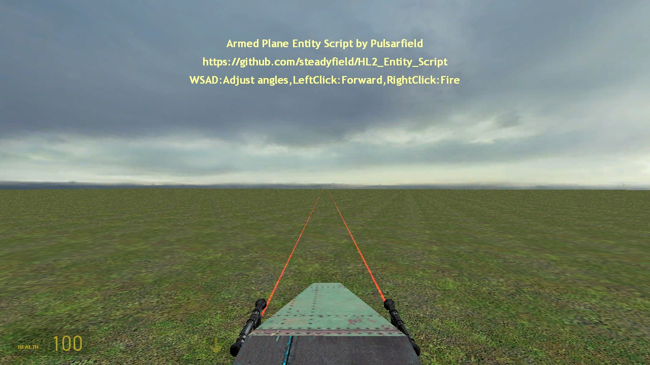 Drivable Plane Spawn Script [Works in ANY MODs] Mod for Half-Life 2 | HL2 Mods