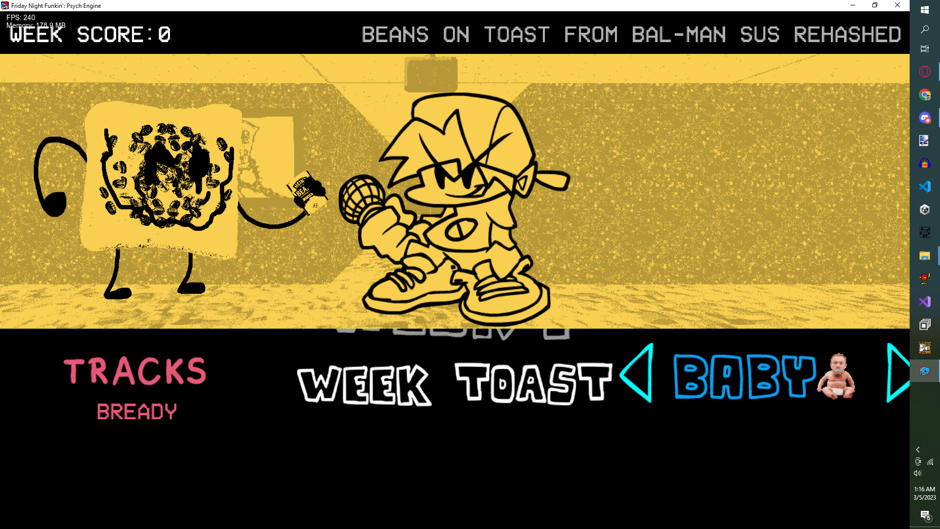 VS Beans On Toast (mini mod) Mod for Friday Night Funkin' | FNF Mods