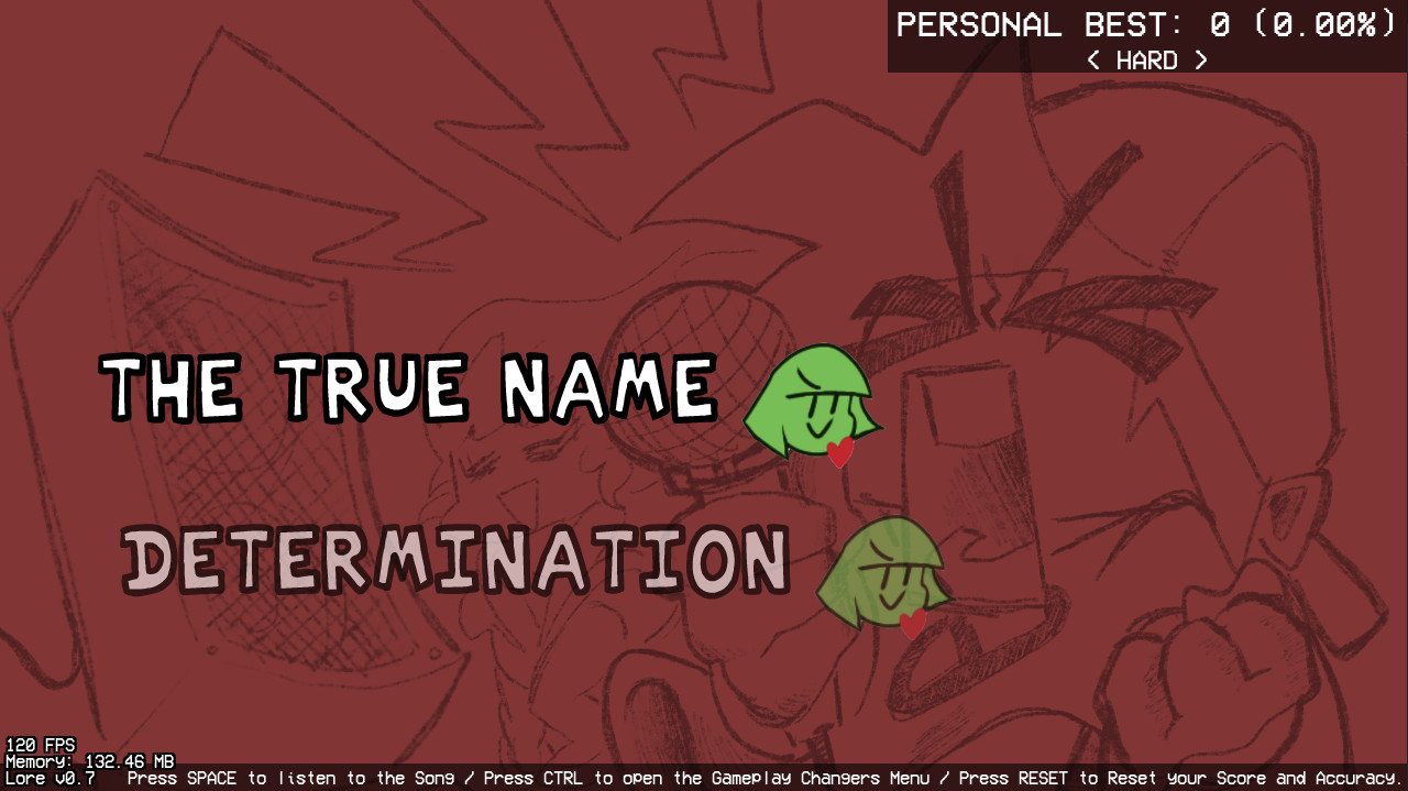 Vs. Chara: Game Over (Rechart) Mod for Friday Night Funkin' | FNF Mods