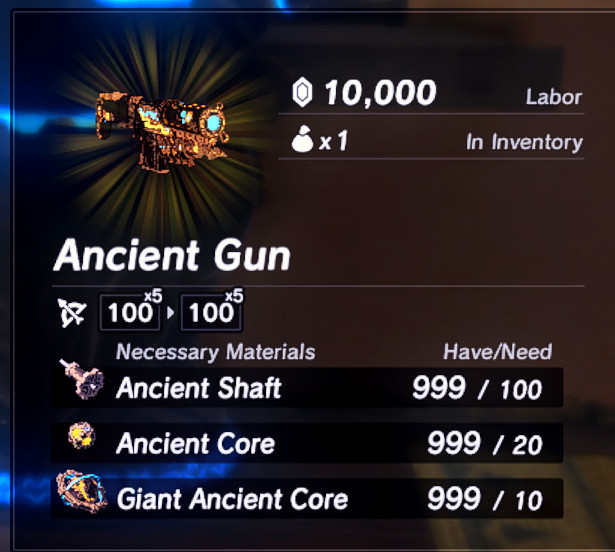 a gun :). Ancient Sheikah Gun Mod for The Legend of Zelda: Breath of ...