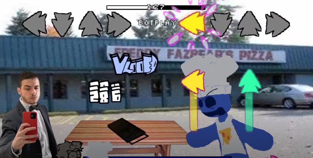 Lore but its the Vloo guy cast Mod for Friday Night Funkin' | FNF Mods