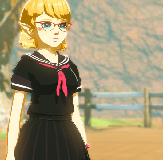 Linkle Old High School Uniform Mod for The Legend of Zelda: Breath of ...