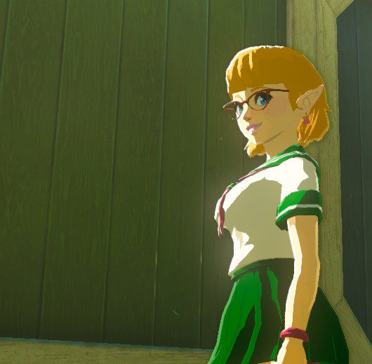 Linkle Old High School Uniform Mod for The Legend of Zelda: Breath of ...