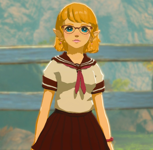 Linkle Old High School Uniform Mod for The Legend of Zelda: Breath of ...