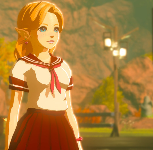Linkle Old High School Uniform Mod for The Legend of Zelda: Breath of ...