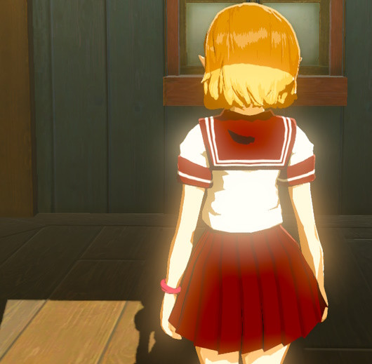 Linkle Old High School Uniform Mod for The Legend of Zelda: Breath of ...