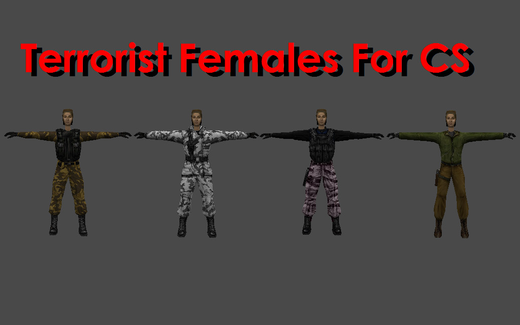 Terrorist Females [Counter-Strike 1.6] [Mods]