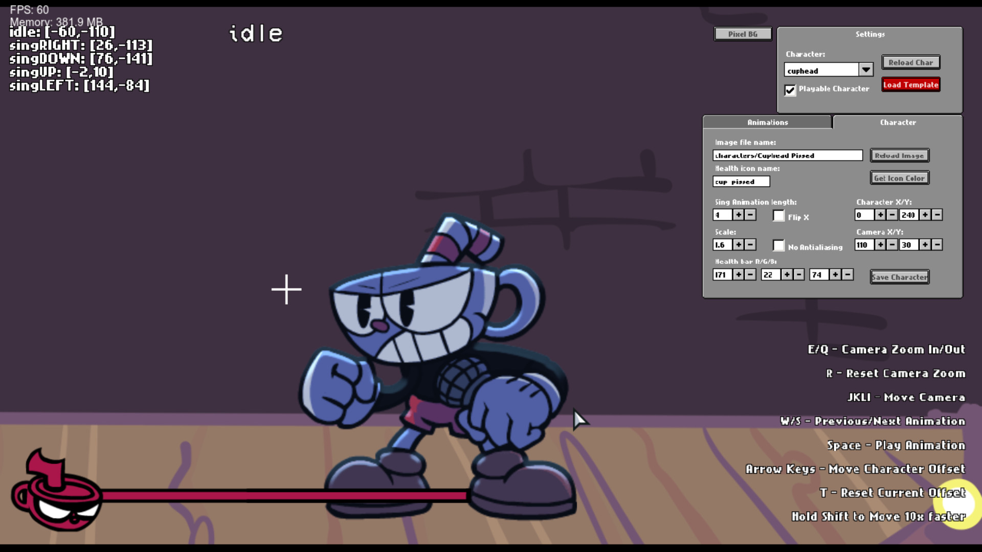 Playable Mad Cuphead for Psych Engine Mod for Friday Night Funkin ...