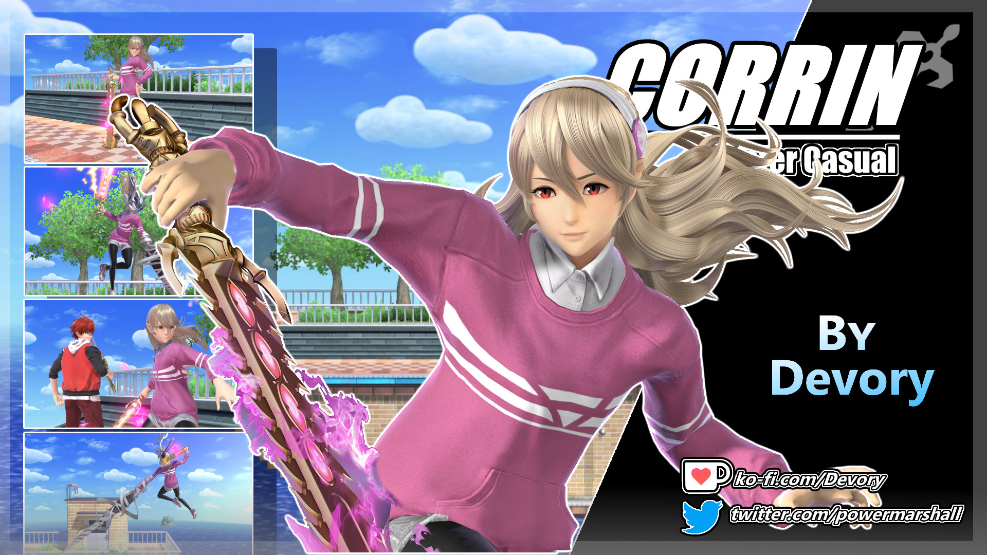 Sweater Casual Corrin Mod for Super Smash Bros. Ultimate | SSBU Mods