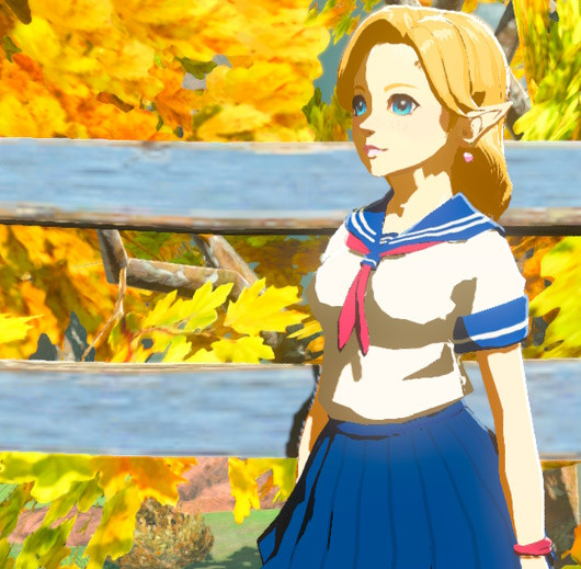 Linkle Old High School Uniform Mod for The Legend of Zelda: Breath of ...