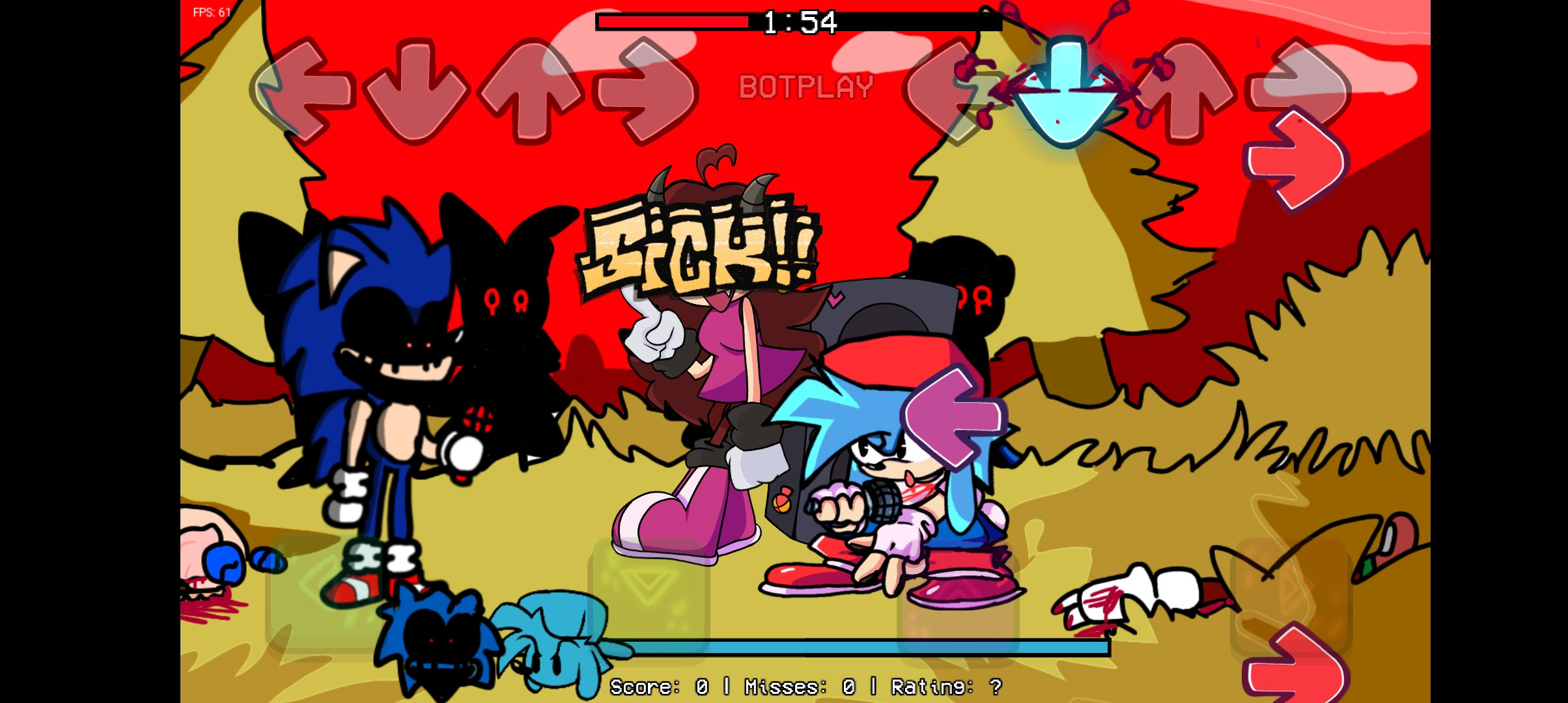 Vs Sonic.exe Wolfy World Reborn [Friday Night Funkin'] [Mods]