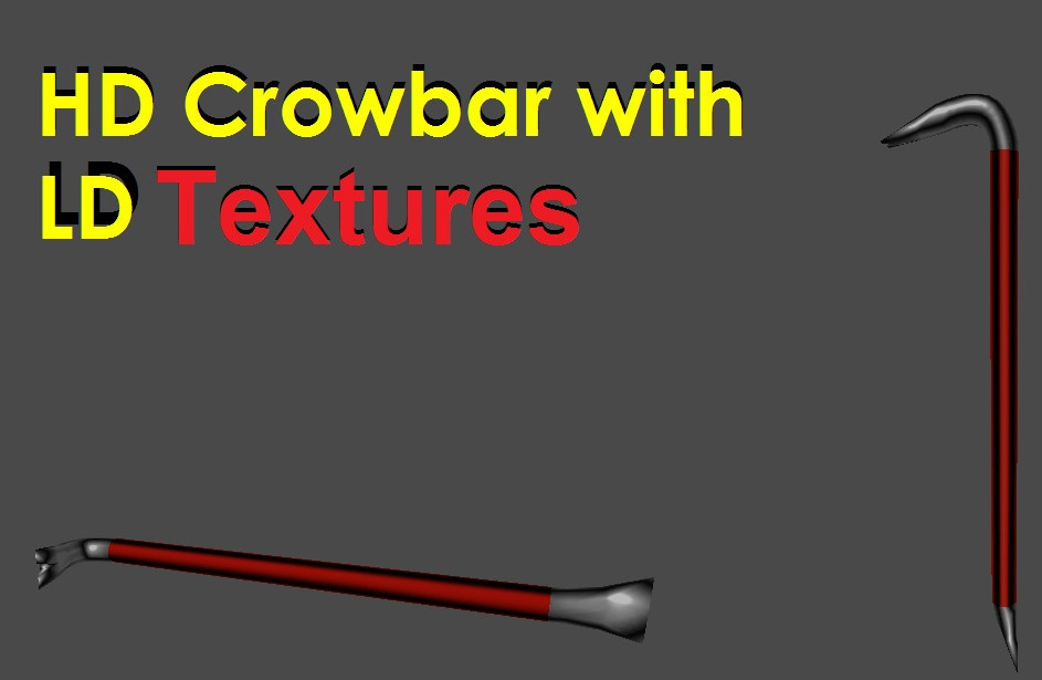 HD Crowbar with LD Textures Mod for Half-Life | HL Mods