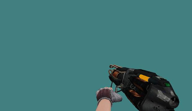HL2 Gauss BETA (CSO FEMALE HANDS) Mod for Half-Life | HL Mods