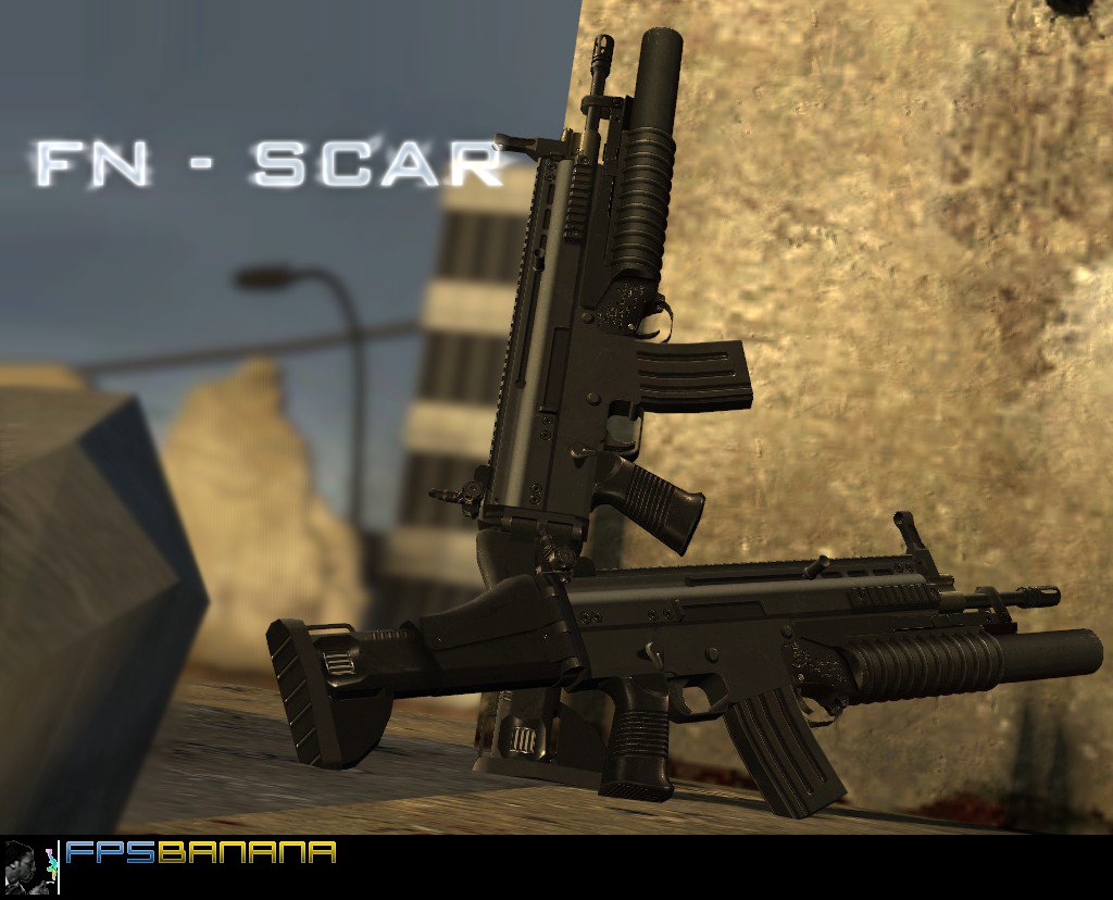 FN SCAR-L Mod for Half-Life 2 | HL2 Mods
