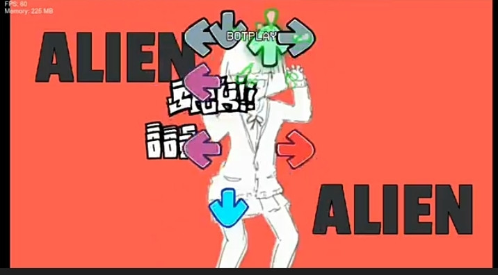 Alien Alien Mod (Modchart) Mod for Friday Night Funkin' | FNF Mods