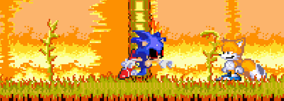 I Love You.EXE Over Tails Mod for Sonic 3 A.I.R. | S3AIR Mods