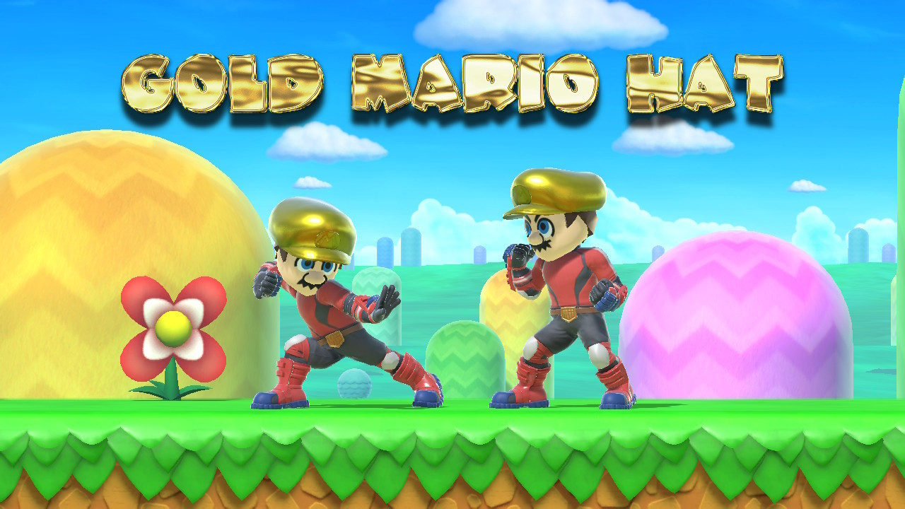 Gold Mario Hat [Super Smash Bros. Ultimate] [Mods]