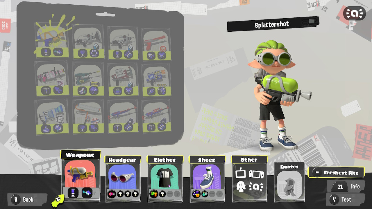 Splattershot reskins! Mod for Splatoon 3 | Splatoon 3 Mods