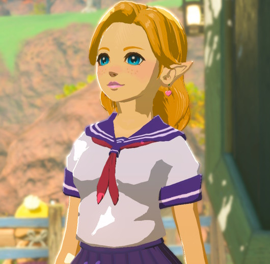 Linkle Old High School Uniform Mod for The Legend of Zelda: Breath of ...