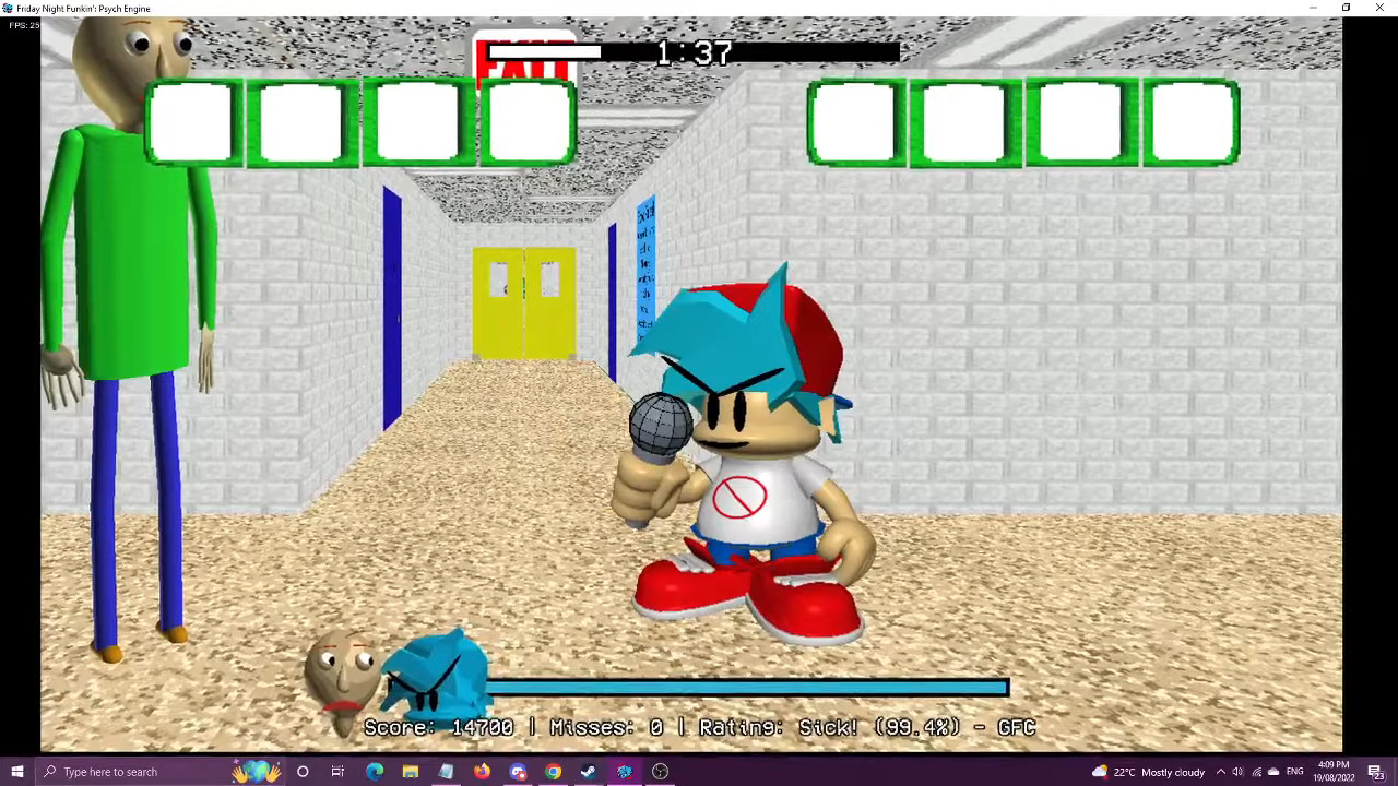 Playable Old Baldi Bf Mod for Friday Night Funkin' | FNF Mods